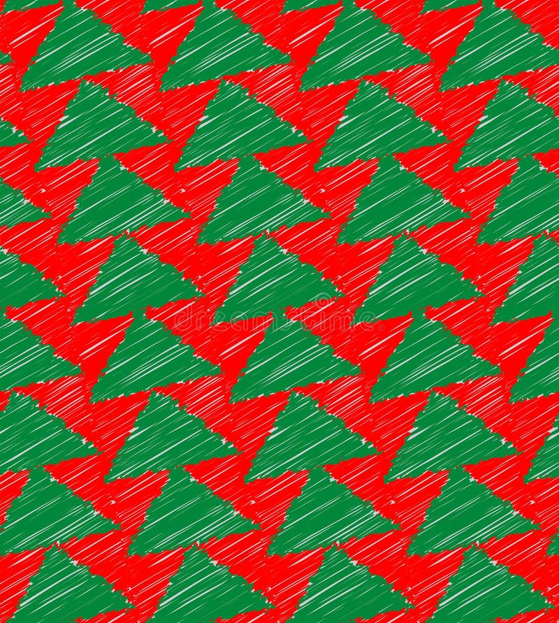 Xmas Tree Pattern Texture stock vector. Illustration of vector - 46668860