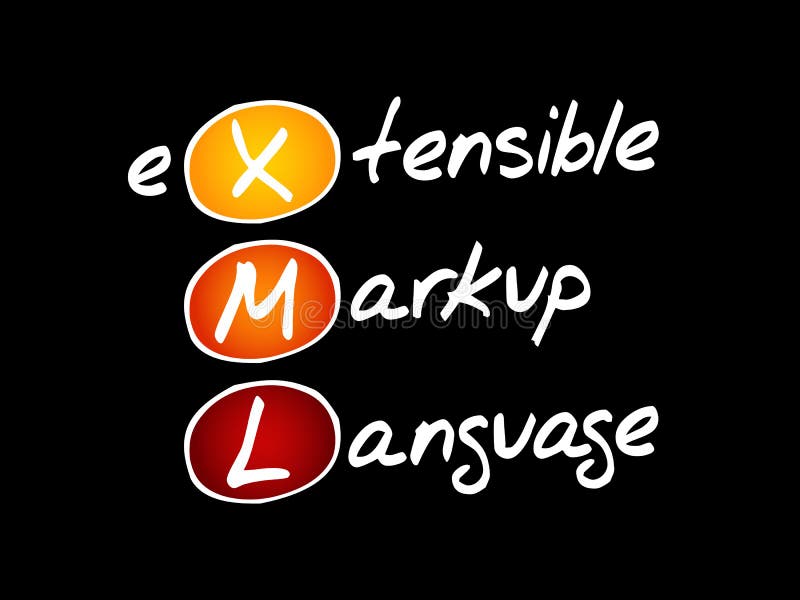 XML - EXtensible Markup Language Stock Illustration - Illustration of ... XML - EXtensible Markup Language Stock Illustration - Illustration of ...