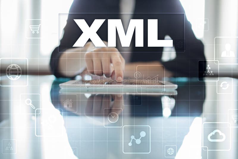 XML. Web Development. Internet and Technology Concept. Stock Image ...