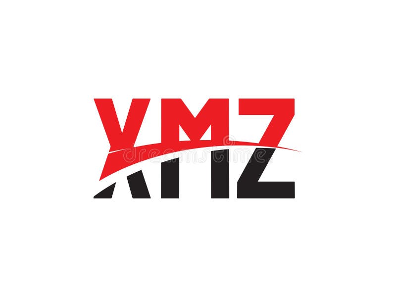 XMZ Letter Initial Logo Design Vector Illustration Stock Vector ...