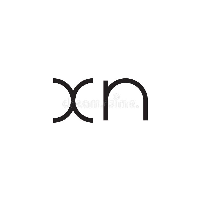 Xn Initial Letter Vector Logo Icon Stock Vector - Illustration of brand ...