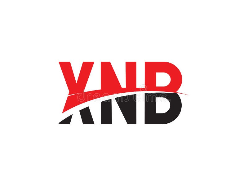 XNB Letter Initial Logo Design Vector Illustration Stock Vector ...