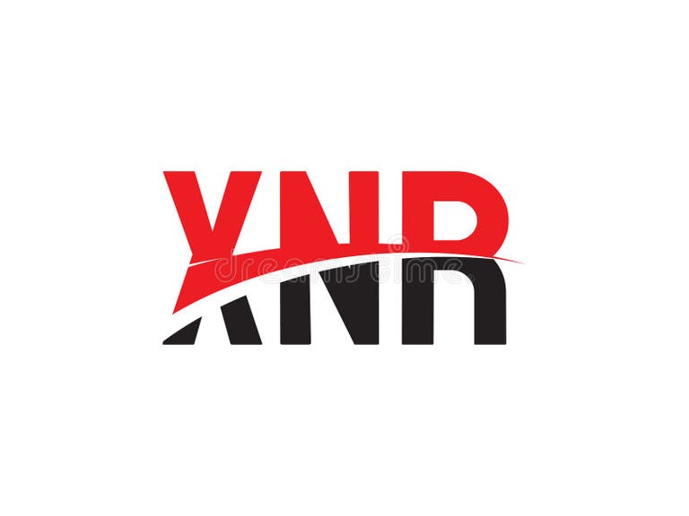 XNR Letter Initial Logo Design Vector Illustration Stock Vector ...