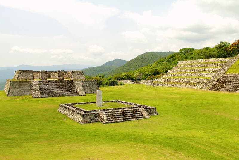 Xochicalco Pyramids Near Cuernavaca Morelos X Stock Photo - Image of ...