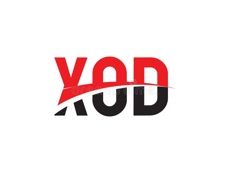 XOD Letter Initial Logo Design Vector Illustration Stock Vector ...