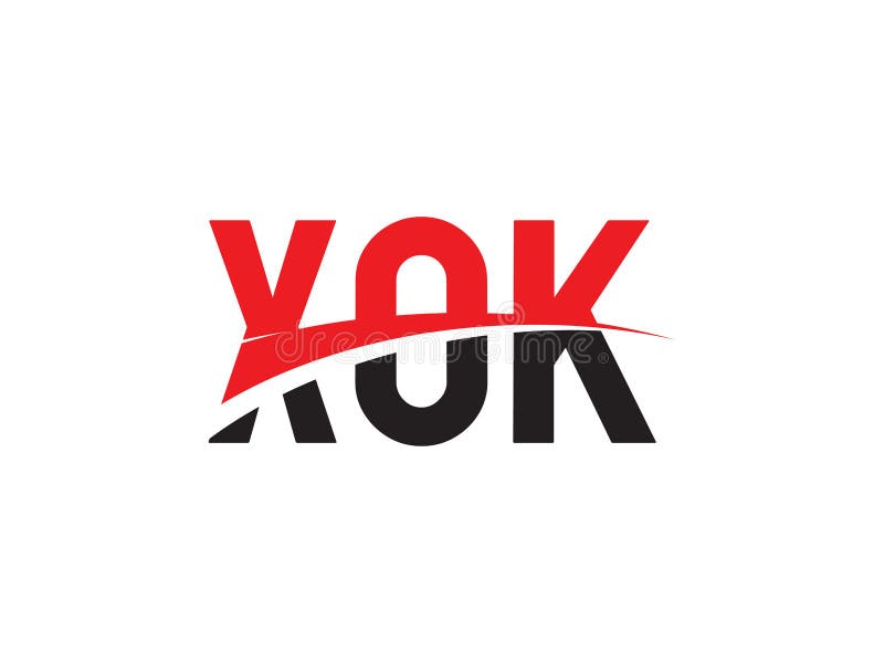 XOK Letter Initial Logo Design Vector Illustration Stock Vector ...