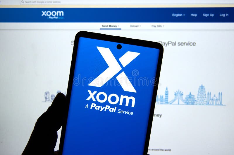 Xoom Mobile Application and Logo. it is a PayPal Service of Electronic ...