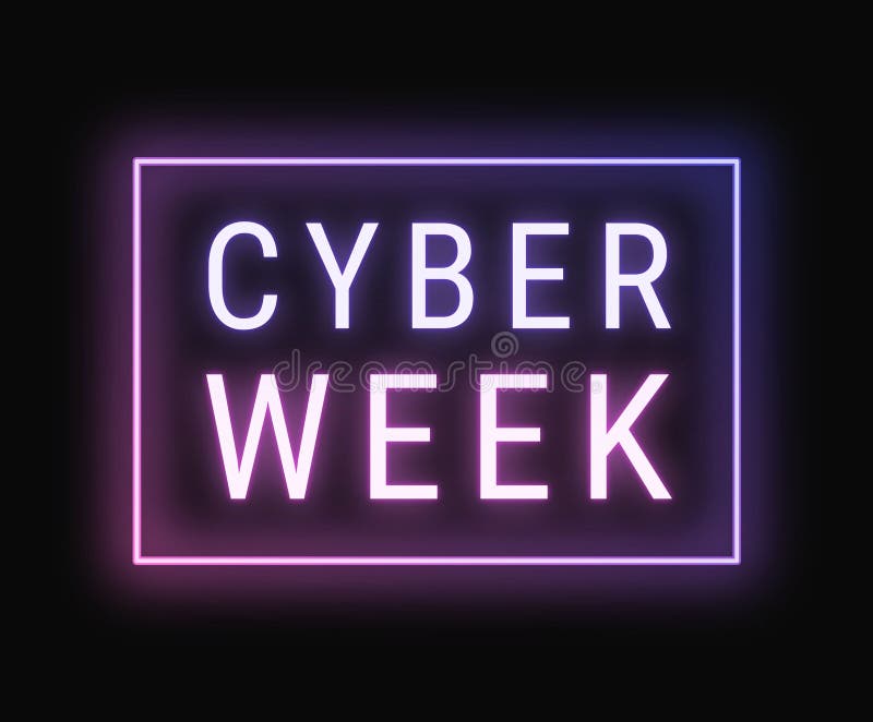 Cyber week web banner stock illustration. Illustration of xoxo - 302506163