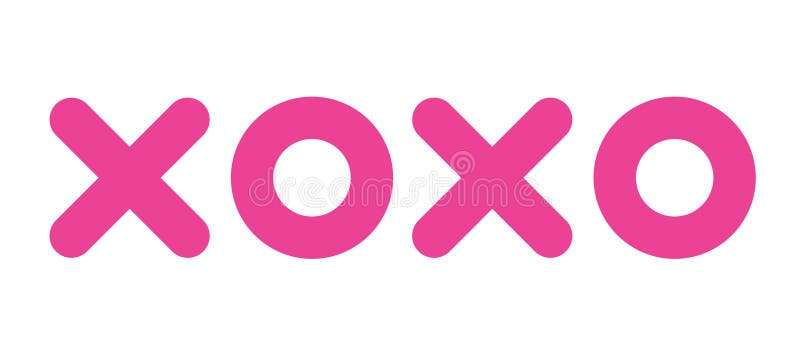 Xoxo Valentine Decoration, Xoxo Card, Hand Drawn Modern Calligraphy ...