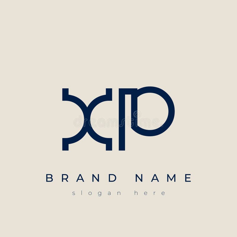 XP Alphabet Letter Icon Logo Stock Vector - Illustration of alphabet ...