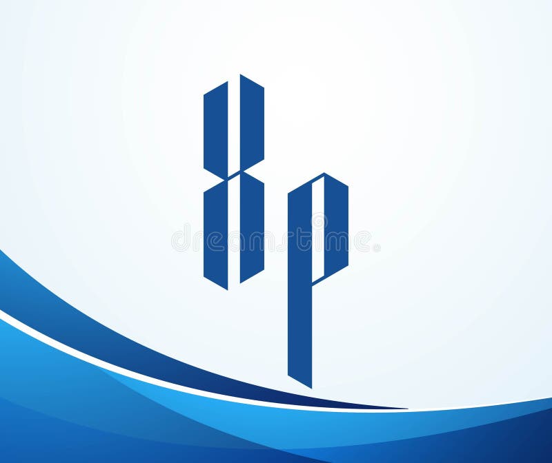 XP Alphabet Letter Logo Design Template Elements Stock Vector ...