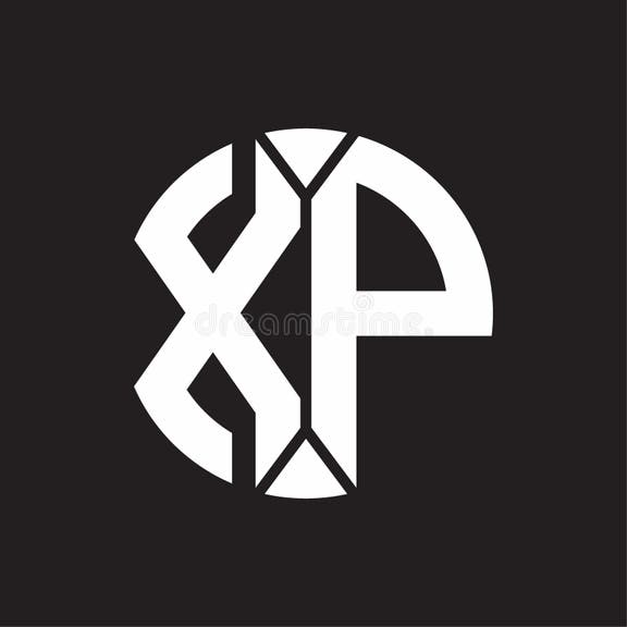 XP Logo Monogram with Piece Circle Ribbon Style Stock Vector ...