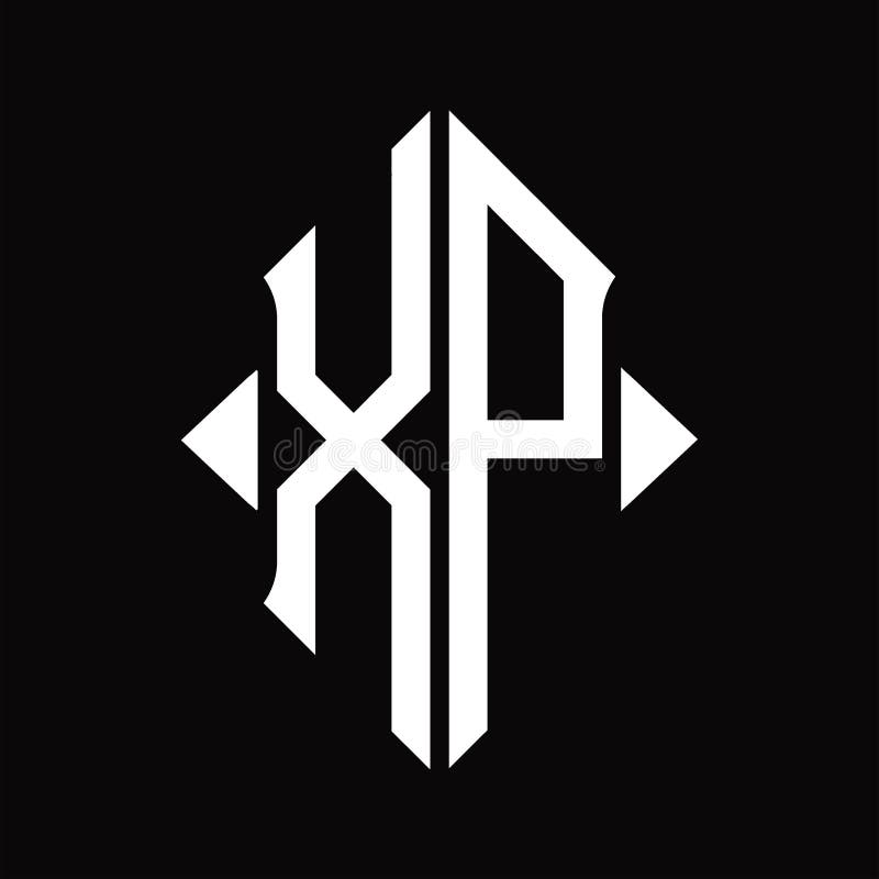 XP Logo Monogram with Shield Shape Isolated Design Template Stock ...