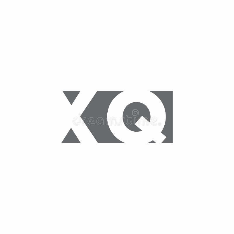 XQ Logo Monogram with Negative Space Style Design Template Stock Vector ...
