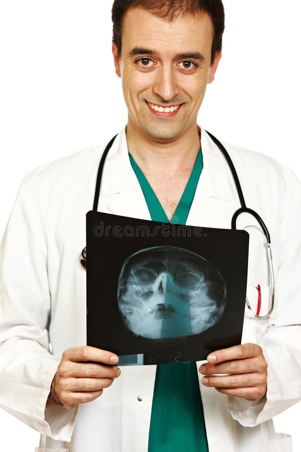 Xray and doctor stock image. Image of happy, professional - 11632567