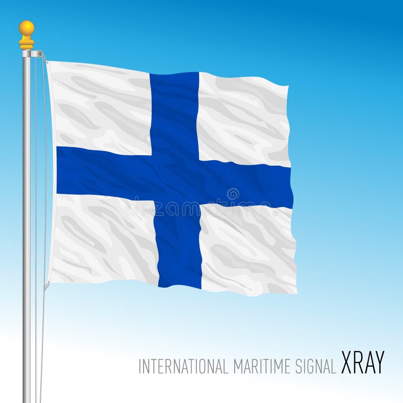 November Signal, International Maritime Code, Flag Stock Vector ...