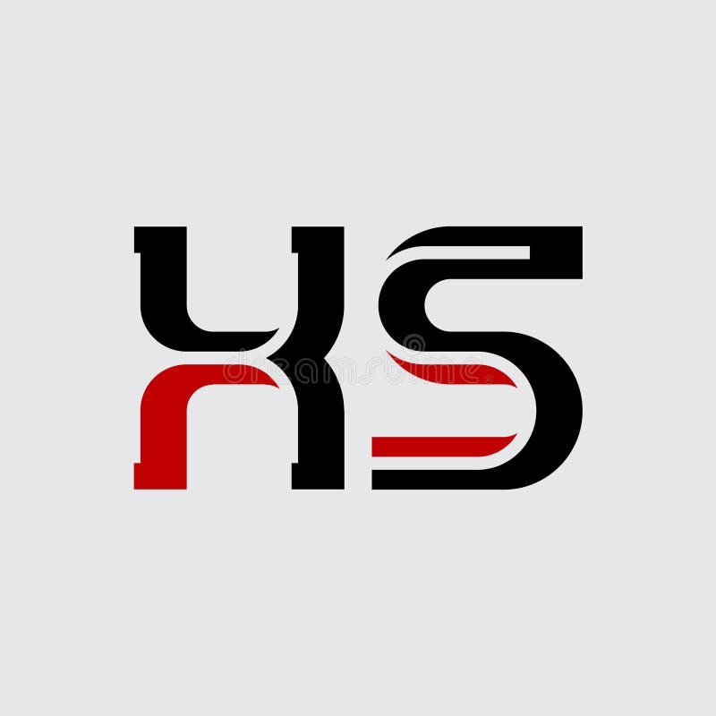 XS - Initials or Logo. X and S - Icon or Logotype Template. Design ...