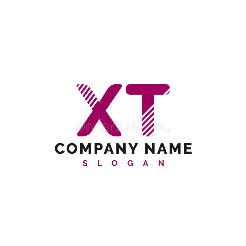XT Letter Logo Design. XT Letter Logo Vector Illustration - Vector ...
