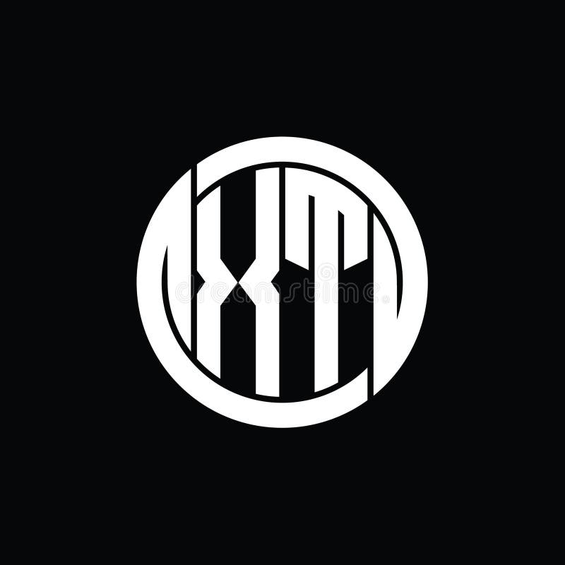 XT Logo Monogram Shield Inside Circle Shape Vector Images Design ...