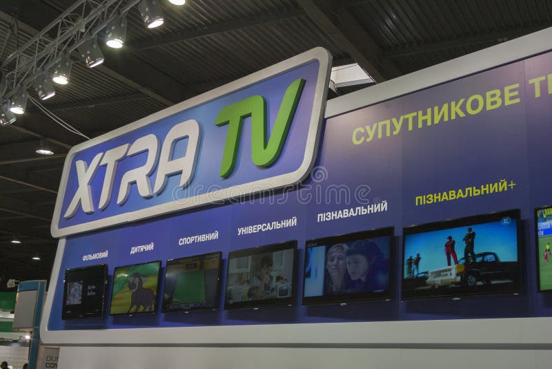 XTRA TV Satellite Provider Company Booth Editorial Image - Image of ...
