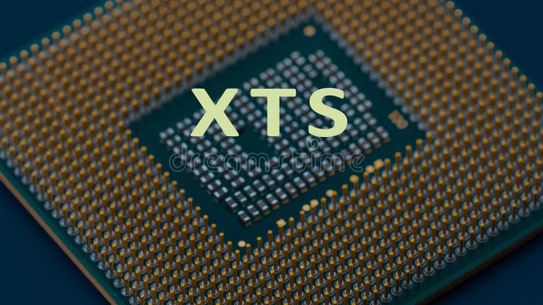 XTS a mode of operation stock image. Image of privacy - 393747635