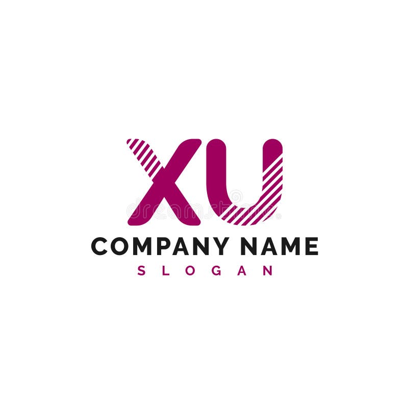 XU Letter Logo Design. XU Letter Logo Vector Illustration - Vector ...