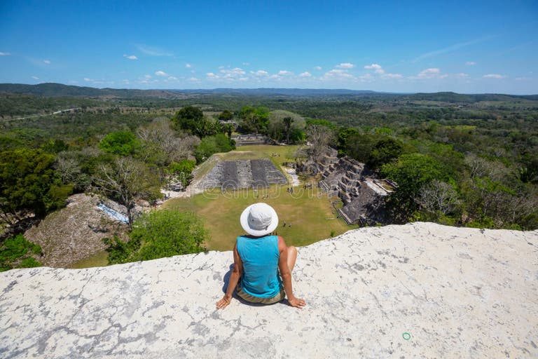Pyramide in Belize stock photo. Image of culture, hiking - 279396462