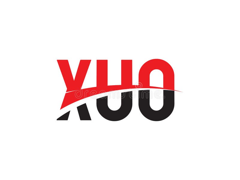 XUO Letter Initial Logo Design Vector Illustration Stock Vector ...
