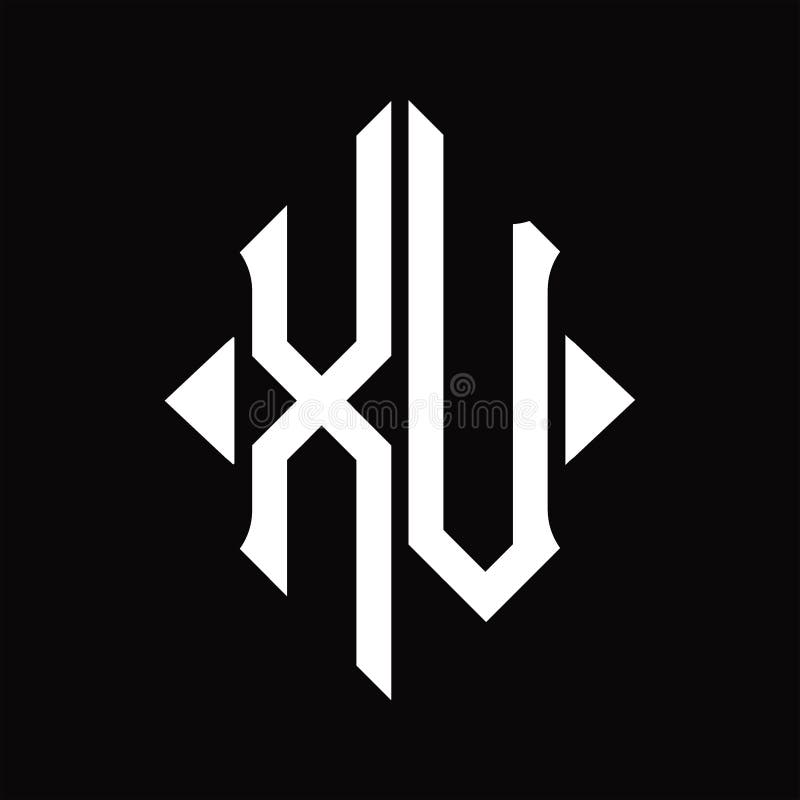 XV Logo Monogram with Shield Shape Isolated Design Template Stock ...