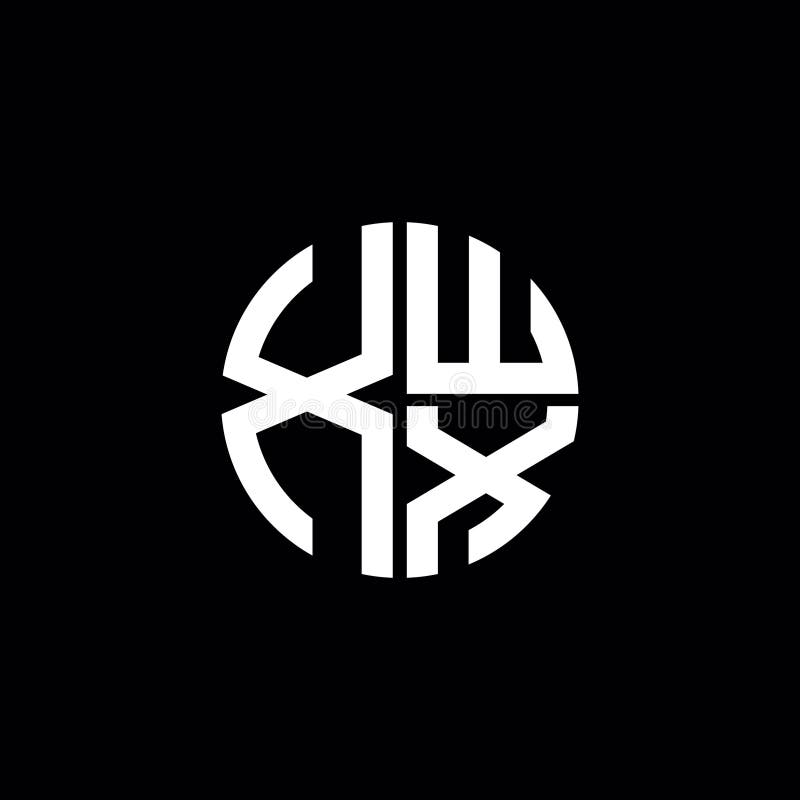 XWX Logo XWX Icon XWX Monogram XWX Letter Minimalist Circle Flat Unique ...