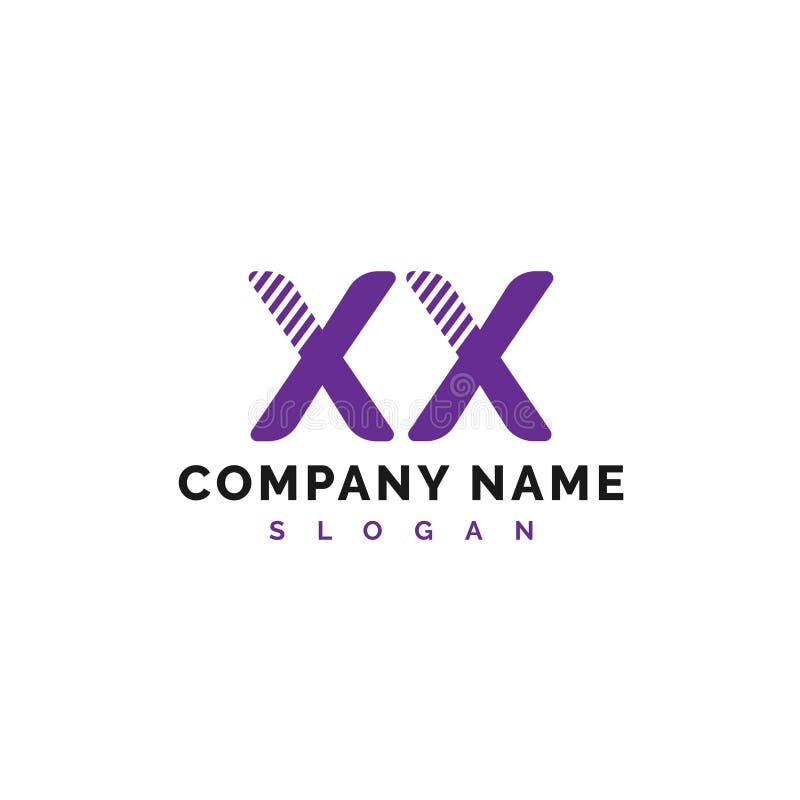 XX Letter Logo Design. XX Letter Logo Vector Illustration - Vector ...