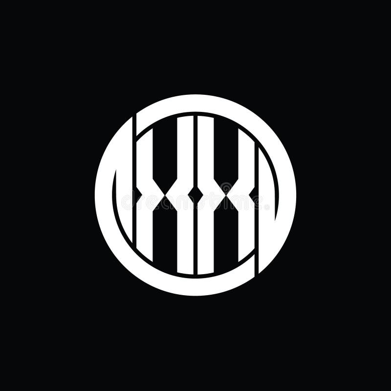 XX Logo Monogram Shield Inside Circle Shape Vector Images Design ...