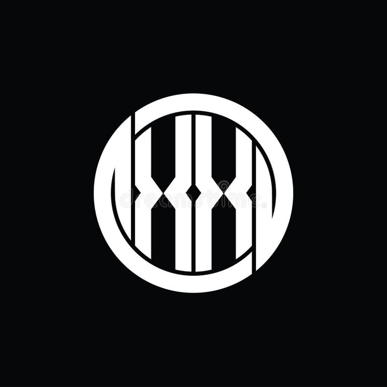 XX Logo Monogram Shield Inside Circle Shape Vector Images Design ...