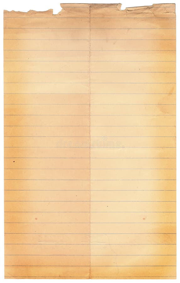 XXL Old Lined Paper stock image. Image of lined, worn - 5253863