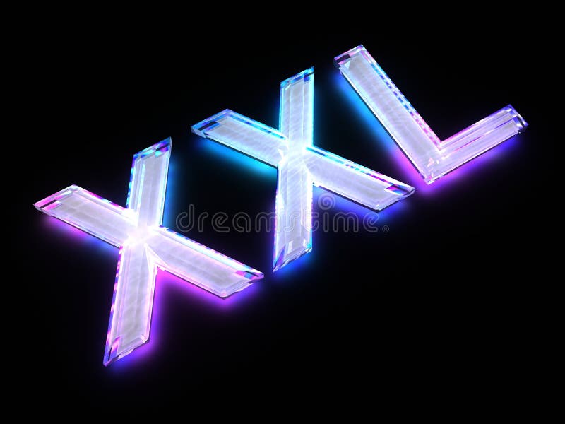 Xxl - sign stock illustration. Illustration of number - 17532224