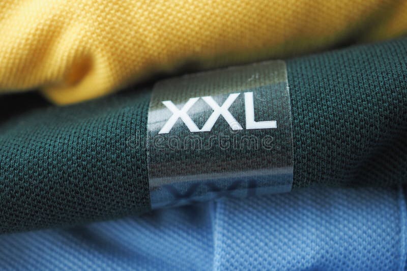 XL size clothing label tag stock photo. Image of shirt - 315475230