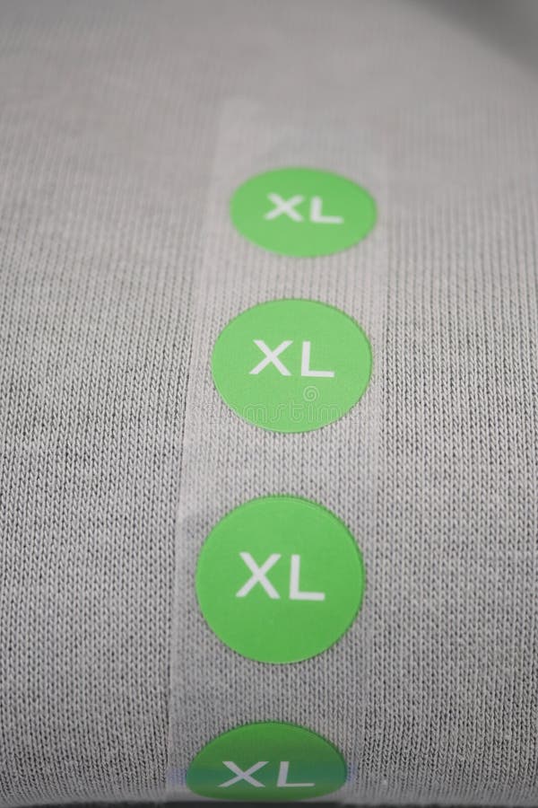 XXL Size Clothing Label Tag Stock Image - Image of tags, scale: 330343165