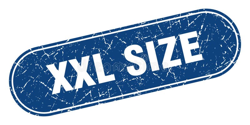 Xxl Size Sign. Xxl Size Circular Band Label. Xxl Size Sticker Stock ...