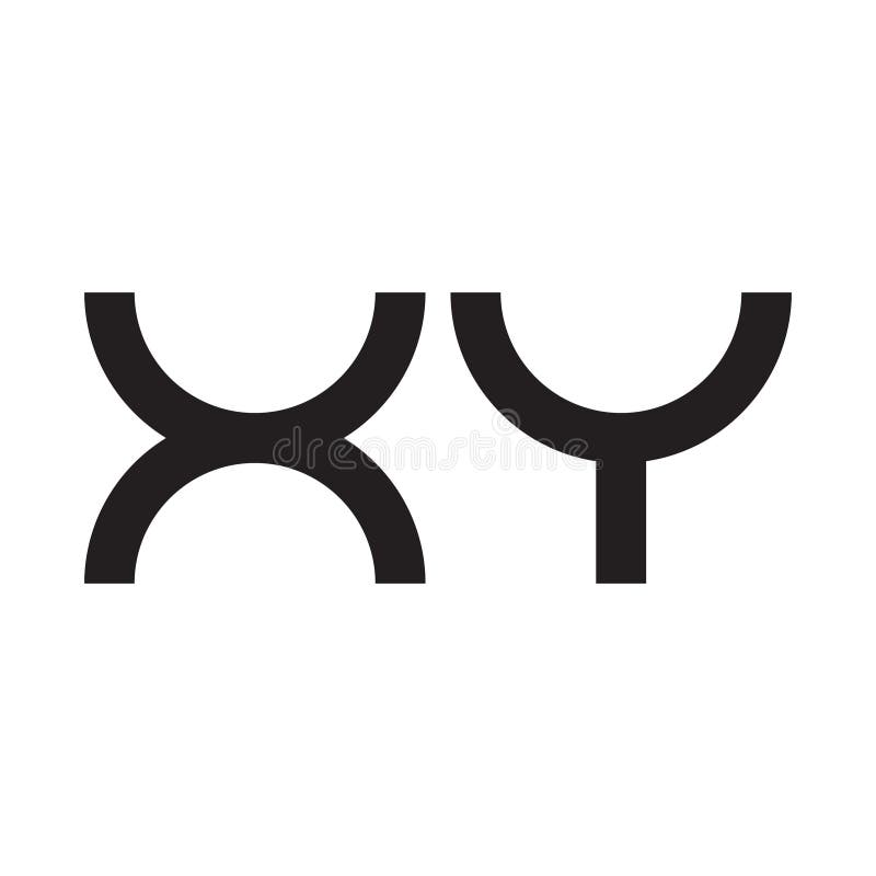 Xy Initial Letter Vector Logo Icon Stock Vector - Illustration of mark ...