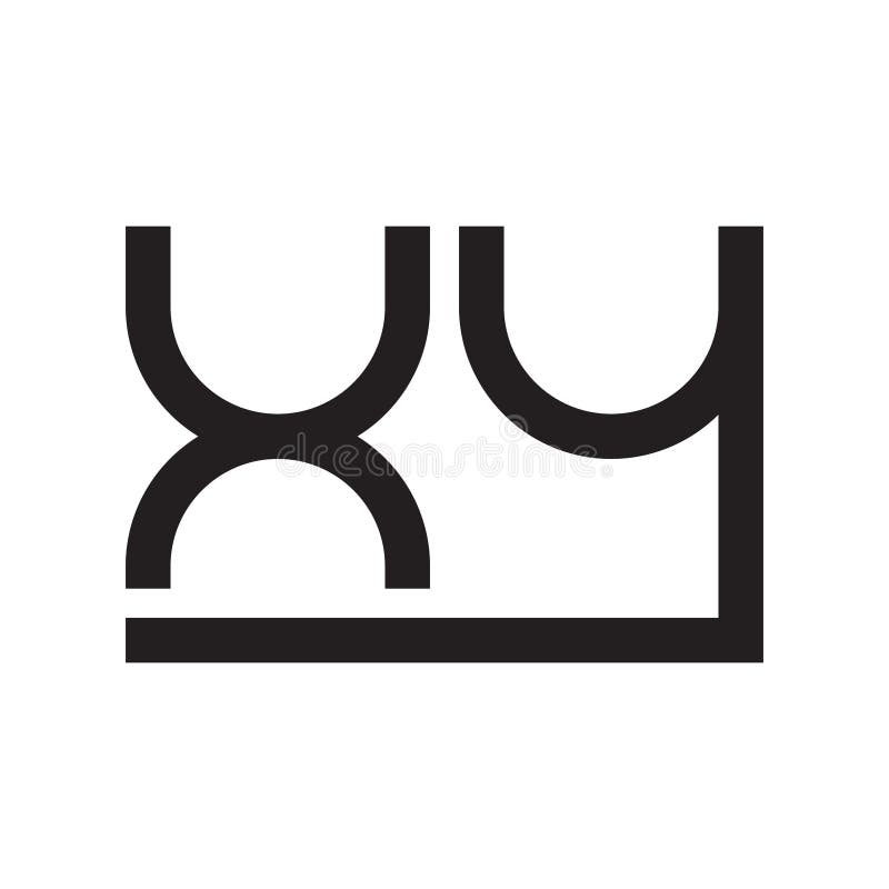 Xy Initial Letter Vector Logo Icon Stock Vector - Illustration of ...