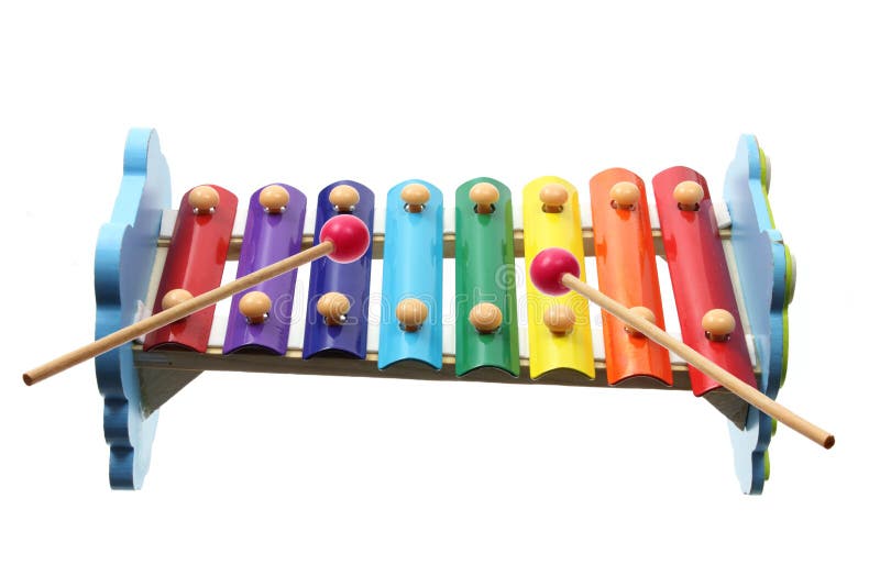 Xylofoon stock foto. Image of instrument, geïsoleerd - 19471092