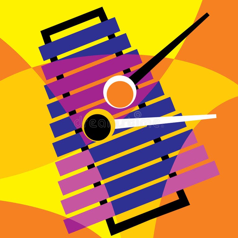 Xylophone Design Stock Illustrations – 4,349 Xylophone Design Stock ...