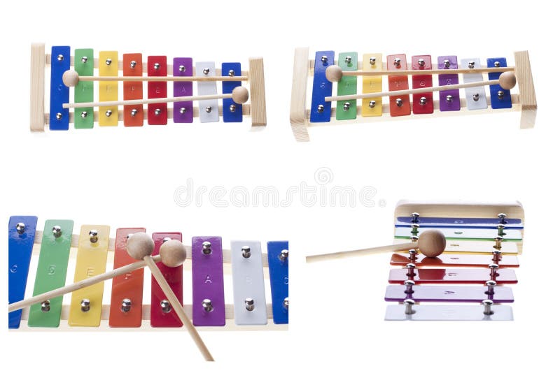 Xylophone isolated stock photo. Image of musical, music - 24712412