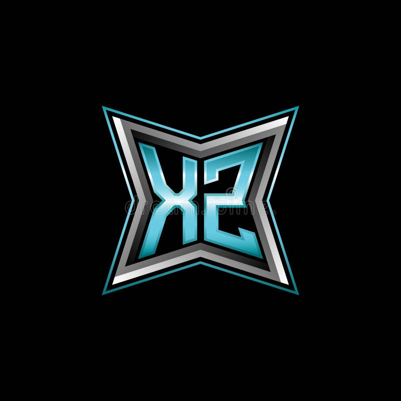 XZ Logo Monogram Geometric Modern Design Stock Vector - Illustration of ...