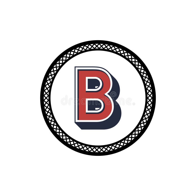 B Creative Unique Abstract Modern Geometric Vector Symbol Font Logo ...