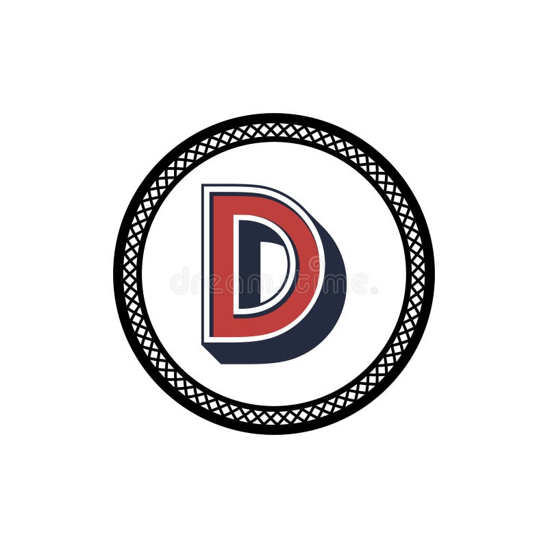 D Creative Unique Abstract Modern Geometric Vector Symbol Font Logo ...