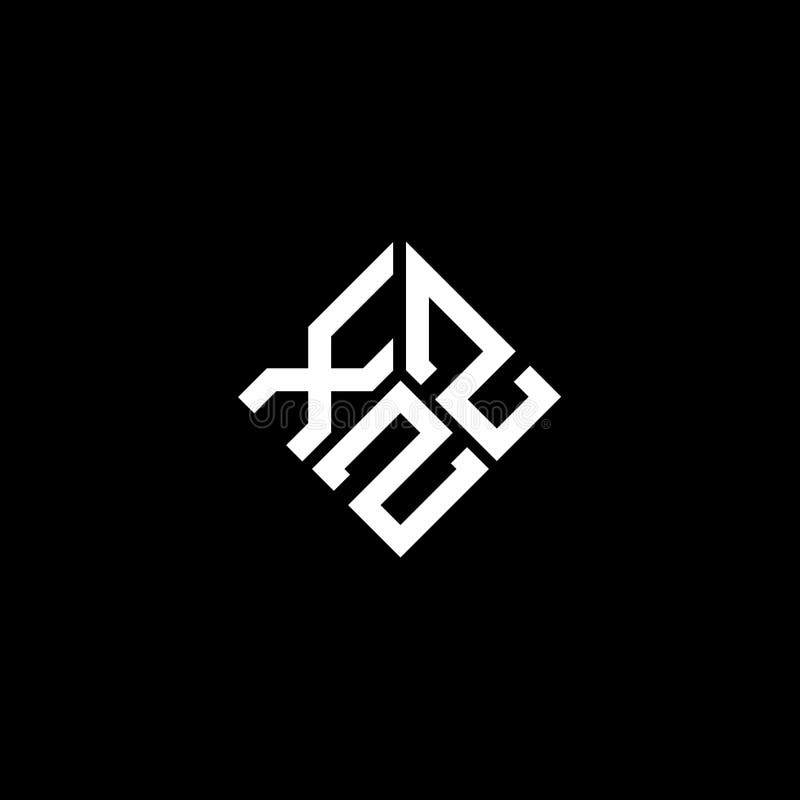 XZZ Letter Logo Design on Black Background. XZZ Creative Initials ...