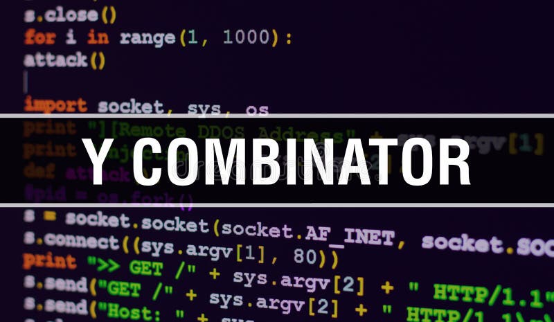 Y Combinator Concept with Random Parts of Program Code. Y Combinator ...