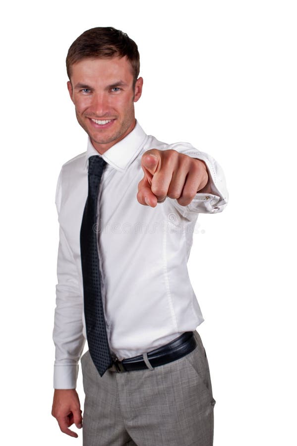 Y hand specifying stock image. Image of person, isolated - 17904679