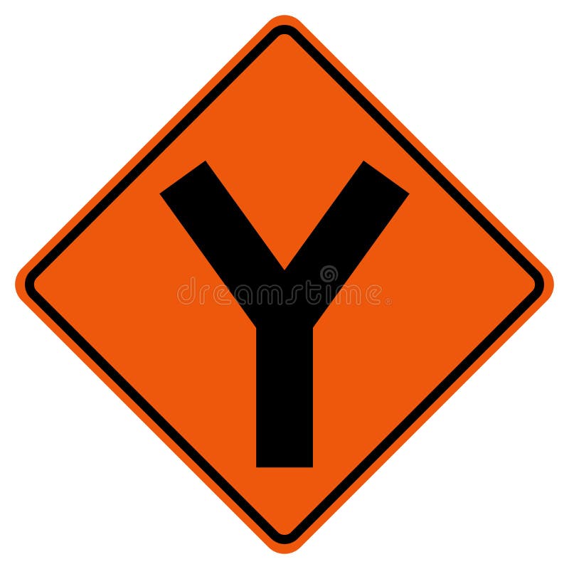 Y Junction Road Sign Stock Illustrations – 42 Y Junction Road Sign ...